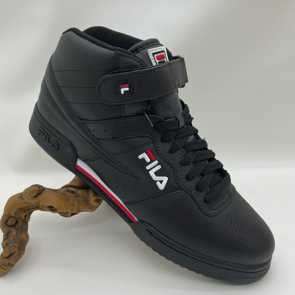 Fila | Shoes | Mens Fila F3v Leasyn Black High Top Sneakers Nwt | Poshmark